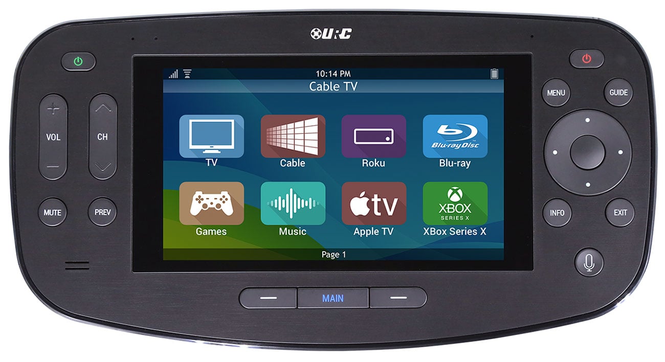 URC Automation 5" Handheld Touch Screen Voice Control MX4000