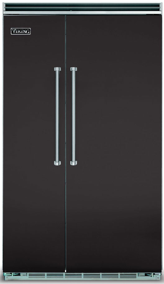 Viking Panel Side by Side Refrigerator 48-Inch In Onyx - VCDPS548ON