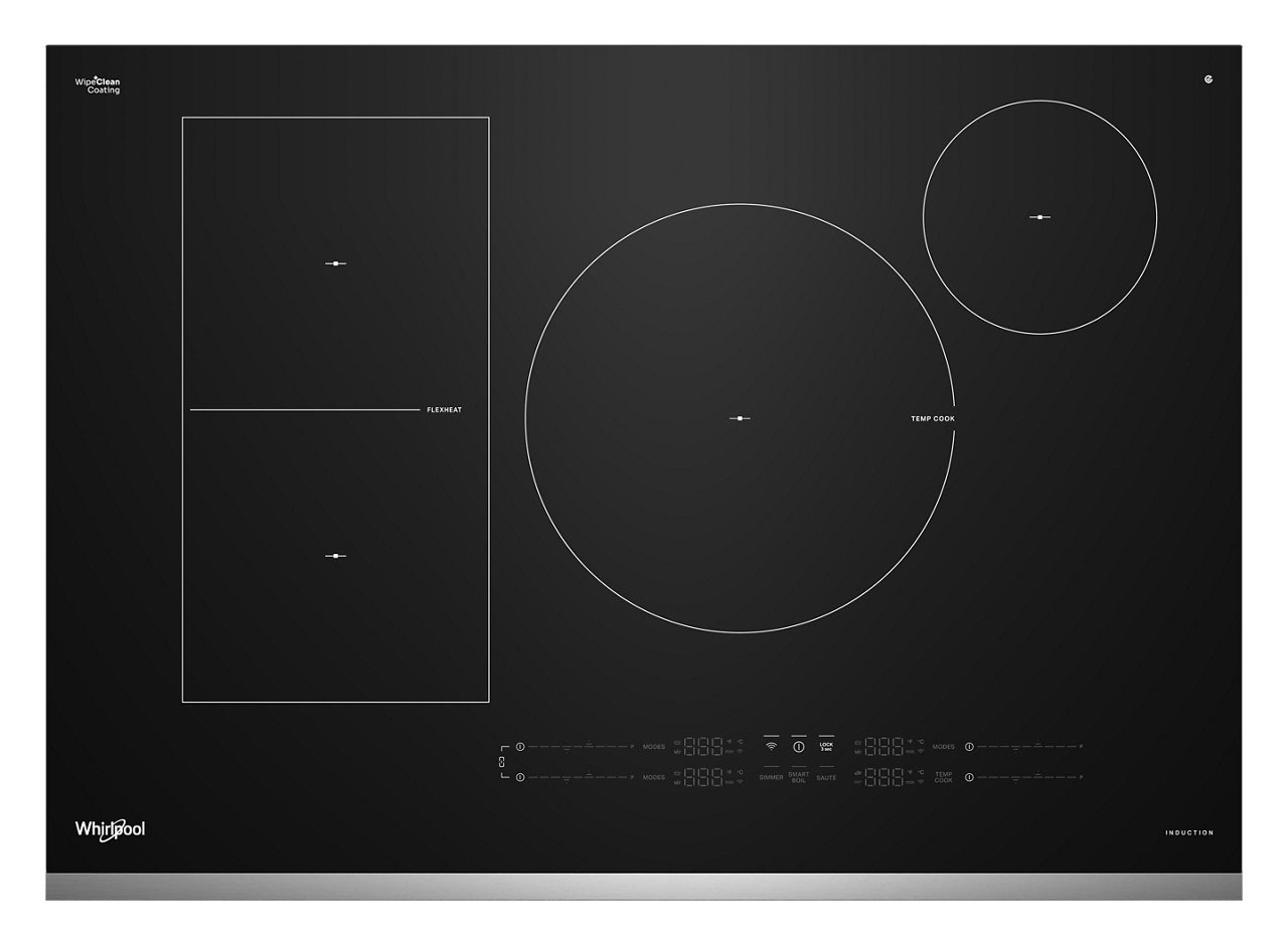 Whirlpool Induction Cooktop 30 In w/Temp Cook Technology - WCIT7530SS