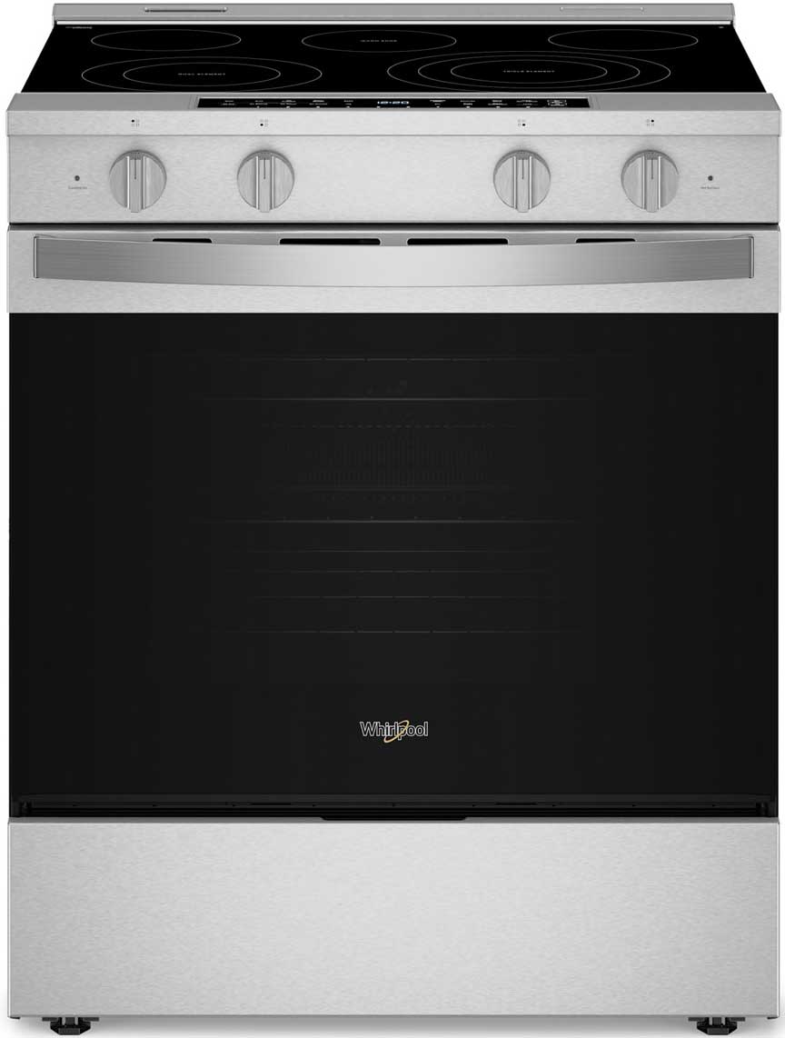 Whirlpool 5.3 Cu. Ft. Electric Range 30-In in Stainless Steel - WSES7530RZ