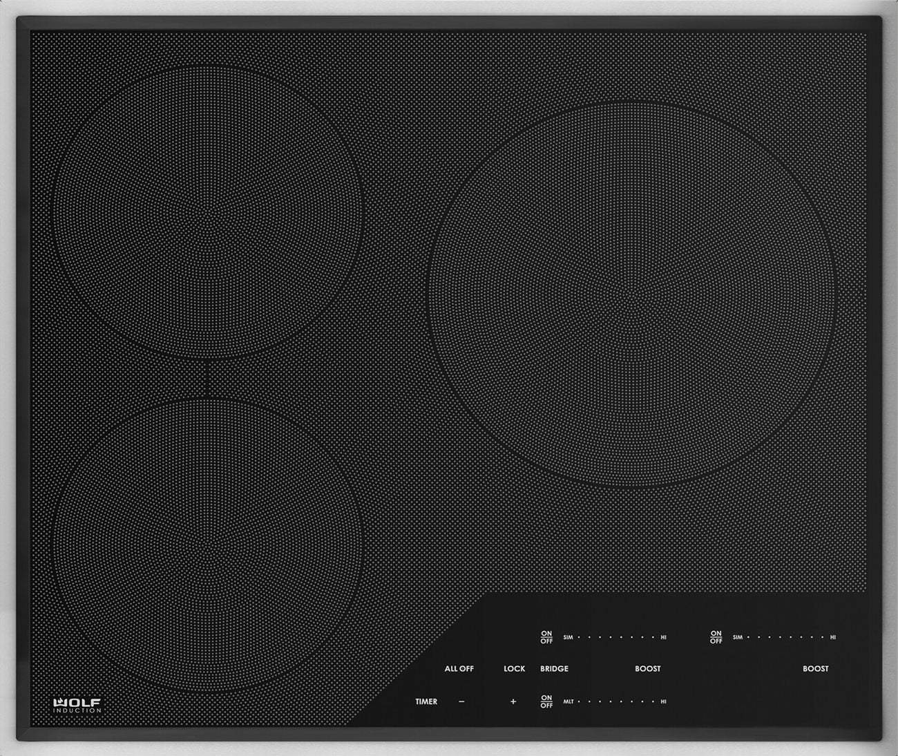 Wolf 24" Stainless Induction Cooktop CI243TF/S | Abt