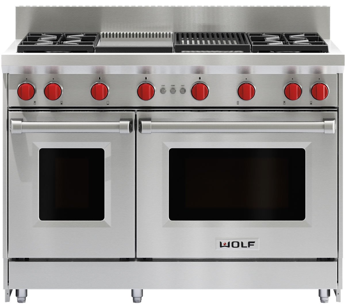 Wolf 48" X 5" Stainless Steel Gas Range Riser - 819075 | Abt