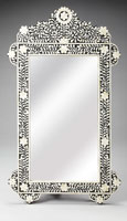Butler Specialty Vivienne Black Bone Inlay Wall Mirror - 3481318