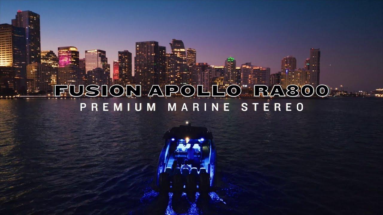 Fusion | Apollo MS-RA800 Marine Stereo - Overview | Abt Videos