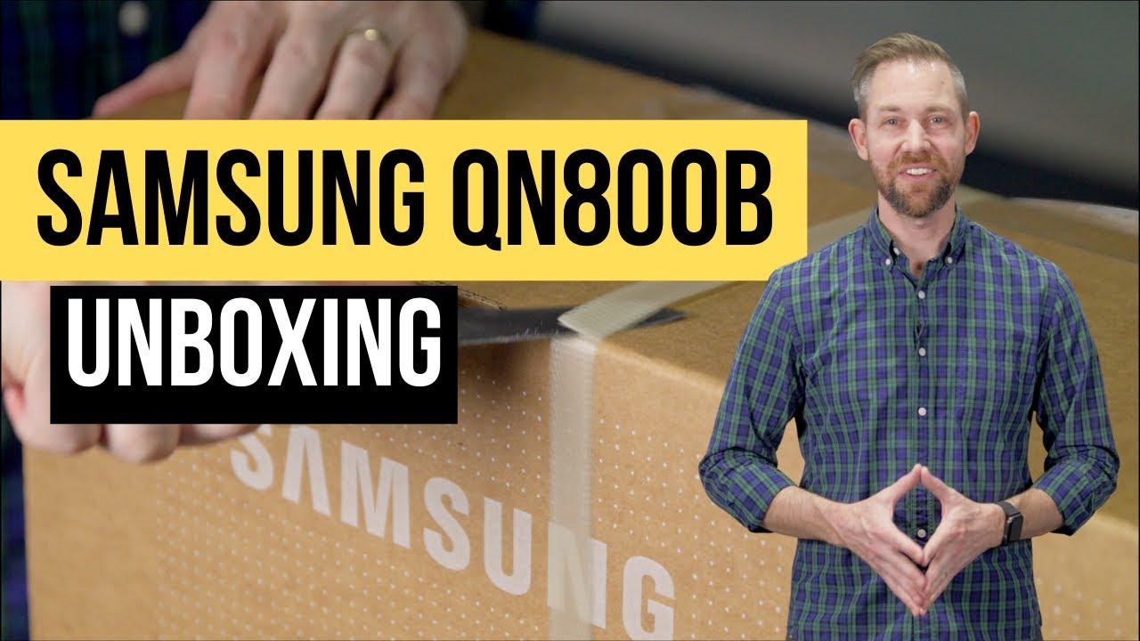 Samsung QN800B Neo QLED 8K Unboxing And First Look | Abt Videos