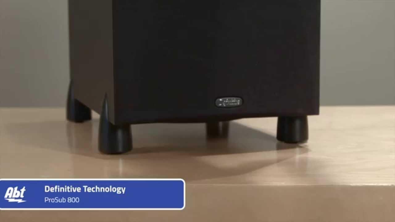 Definitive Technology Subwoofer PROSUB 800 Overview | Abt Videos