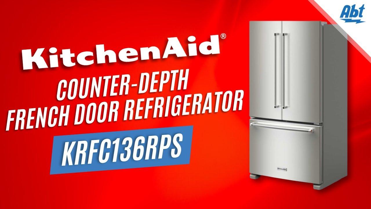 KitchenAid Counter Depth French Door Refigerator KRFC136RPSS (KRFC136RPS)