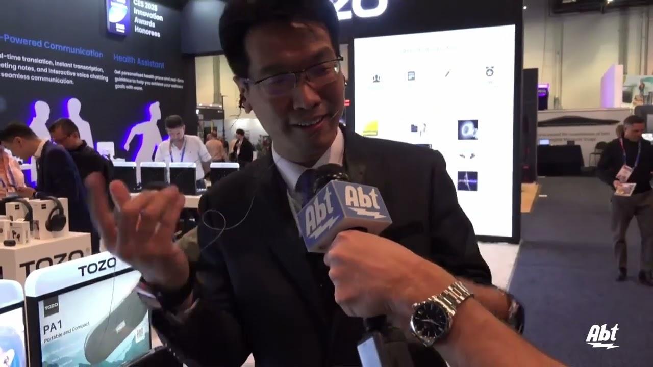 CES 2025: TOZO OpenRhyme Open Ear Headphones | Abt Videos