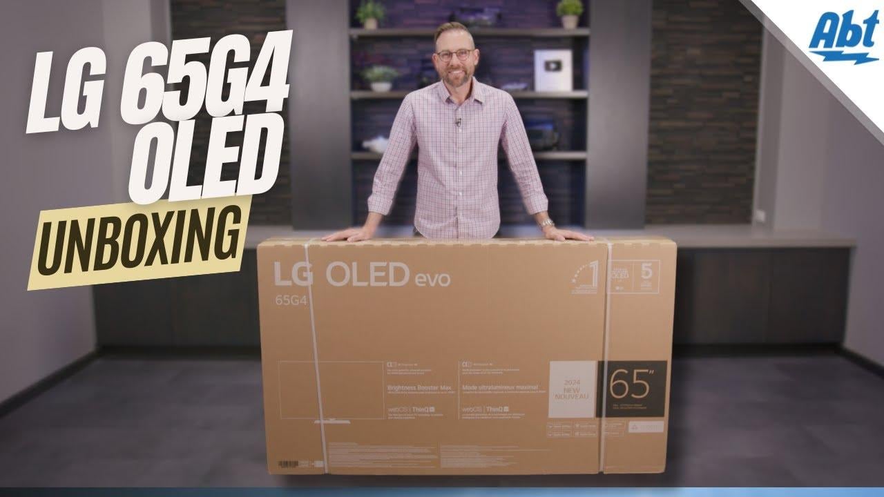 How To Unbox The LG 65G4 OLED And Install The Pedestal | Abt Videos