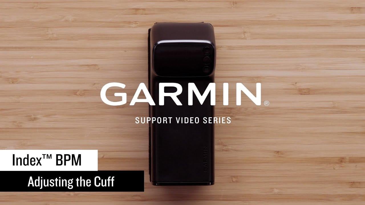 Garmin Support | Index BPM Smart Blood Pressure Monitor | Adjusting the ...