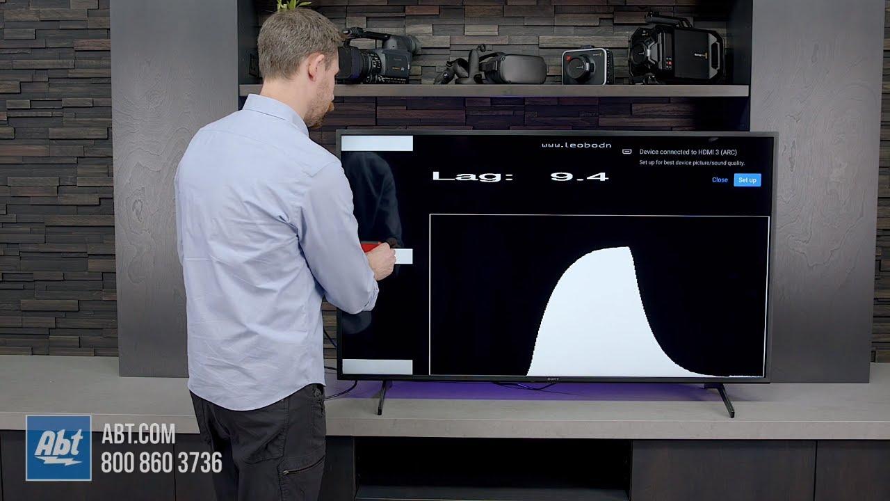 Sony X800H (X80H) Series Input Lag Test | Abt Videos