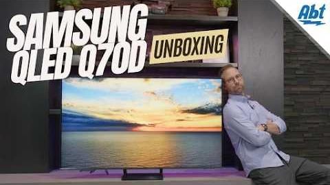 Samsung Q70D Series QLED TV Unboxing and First Look | Abt Videos
