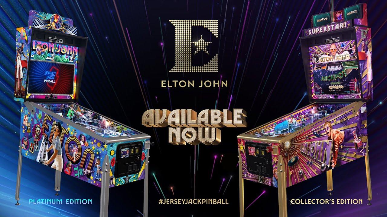 Jersey Jack Pinball - Elton John Edition Pinball Machines - Overview