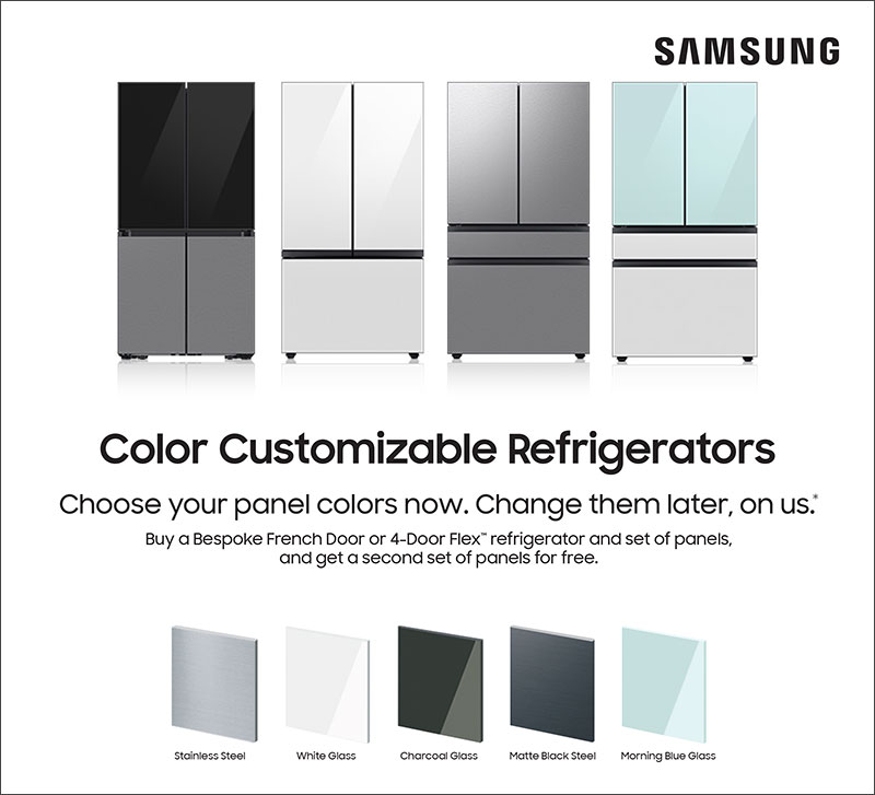 Samsung Bespoke 4-Door French Door Refrigerator - RF90F29BECRAA | Abt